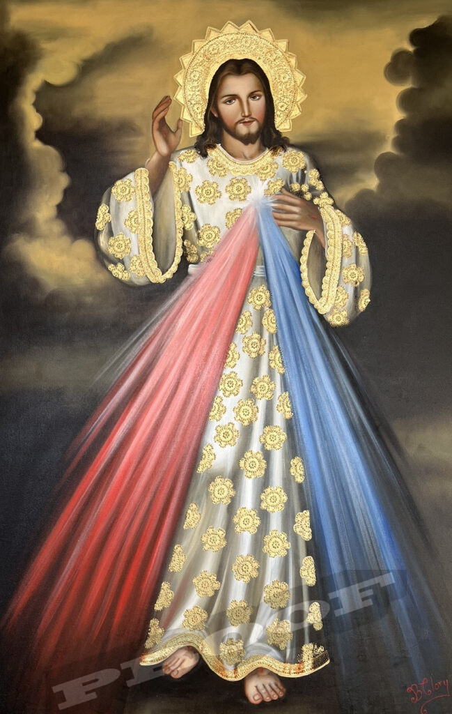 “DIVINE MERCY” original painting oil on canvas – Clory’s Gallery